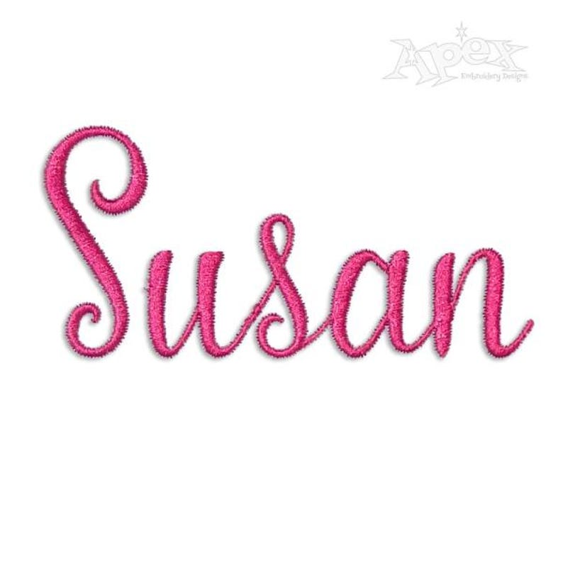 Madison Script Machine Embroidery Font Alphabet Letters INSTANT ...