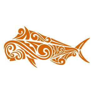 Mahi Mahi Cuttable Design SVG PNG DXF & Eps Designs Cameo File ...