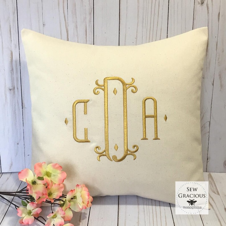 Extra Large Vienna Monogram Embroidery Font: Antique Swirl Alphabet ...