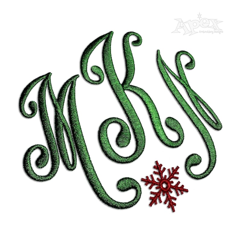Alsace Monogram Machine Embroidery Font Alphabet Letters INSTANT ...
