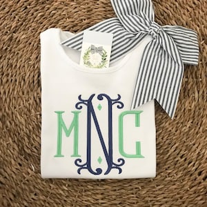 Vienna Monogram Machine Embroidery Font Alphabet Letters INSTANT ...