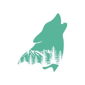 Mountain Range Animals Cuttable Design SVG PNG DXF & Eps Designs Cameo ...