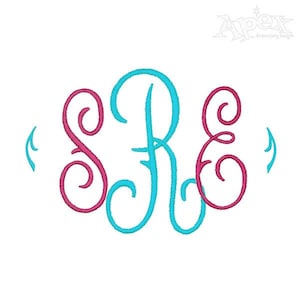 Mia Monogram Machine Embroidery Font Alphabet Letters INSTANT DOWNLOAD ...