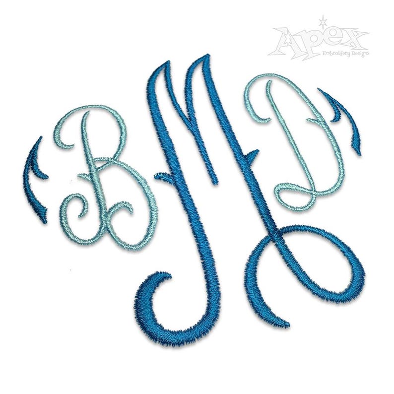 Mia Monogram Machine Embroidery Font Alphabet Letters INSTANT DOWNLOAD ...