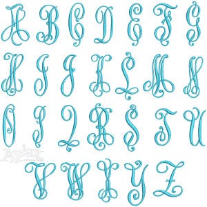 Victor Machine Embroidery Font Alphabet Letters INSTANT DOWNLOAD BX Pes ...
