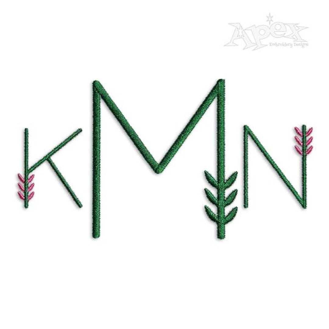 Native American Arrows Machine Embroidery Font Alphabet Letters INSTANT ...