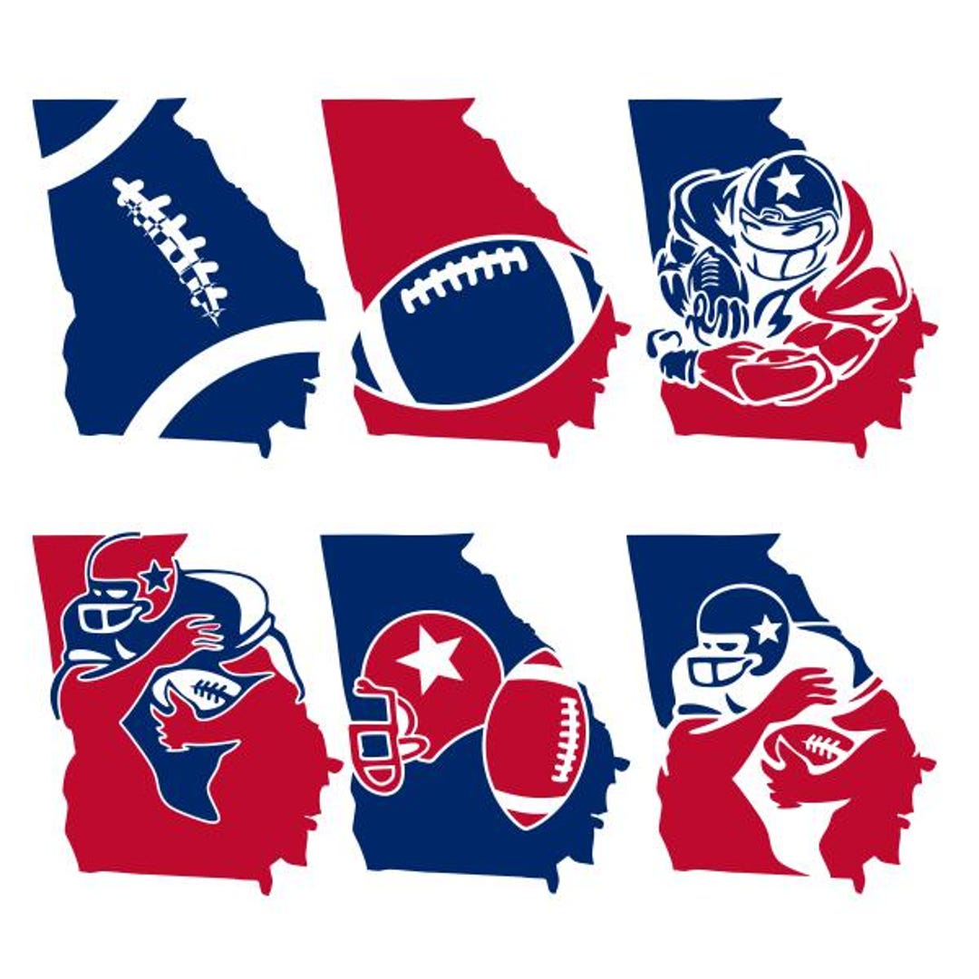 Georgia Football Cuttable Design SVG PNG DXF & Eps Designs Cameo File ...