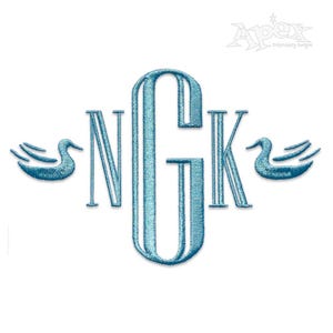 Bain Large Machine Embroidery Font Alphabet Letters INSTANT DOWNLOAD BX ...