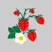 Strawberry Flower Cuttable Design SVG PNG DXF & Eps Designs Cameo File ...