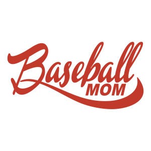 Baseball Mom Cuttable Design SVG PNG DXF & Eps Designs Cameo File ...