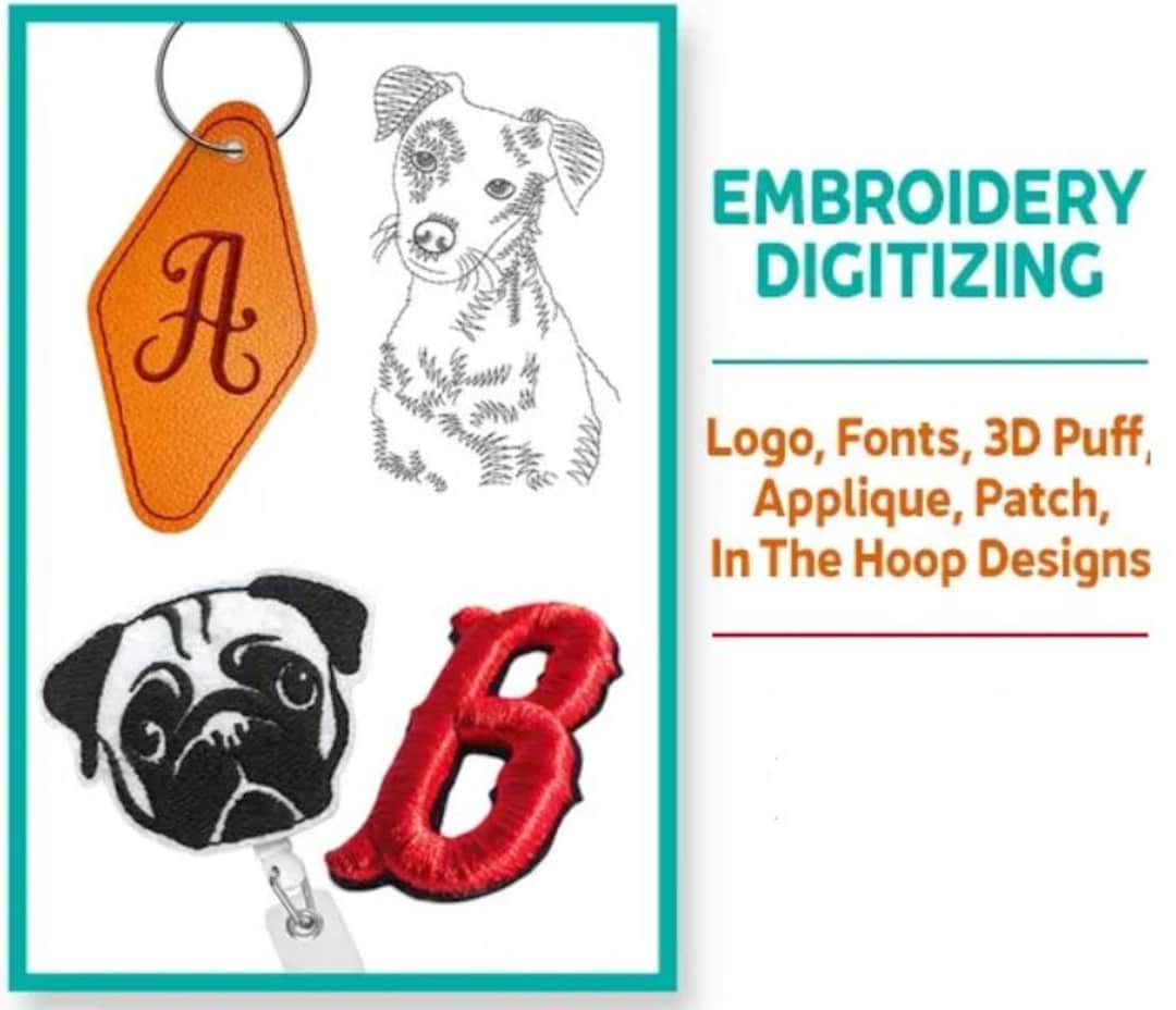 Custom Digitizing Machine Embroidery Digitize Design Art Download Any ...