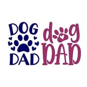 Dog Dad Svg Cuttable Design SVG PNG DXF & Eps Designs Cameo File ...