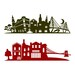 Charleston City Skyline Cuttable Design SVG PNG DXF & Eps Designs Cameo ...
