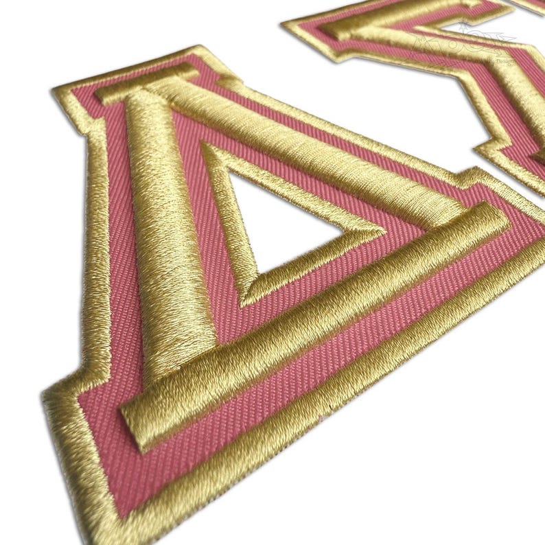 Greek Varsity Font Pack: 3D Fill & Applique Letters (instant Download ...