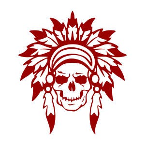 Native American Headband Skull Cuttable Design SVG PNG DXF & Eps ...