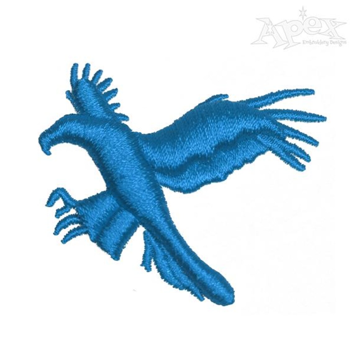 Eagle 3D Puff Machine Embroidery Design PES DST JEF Instant Download - Etsy