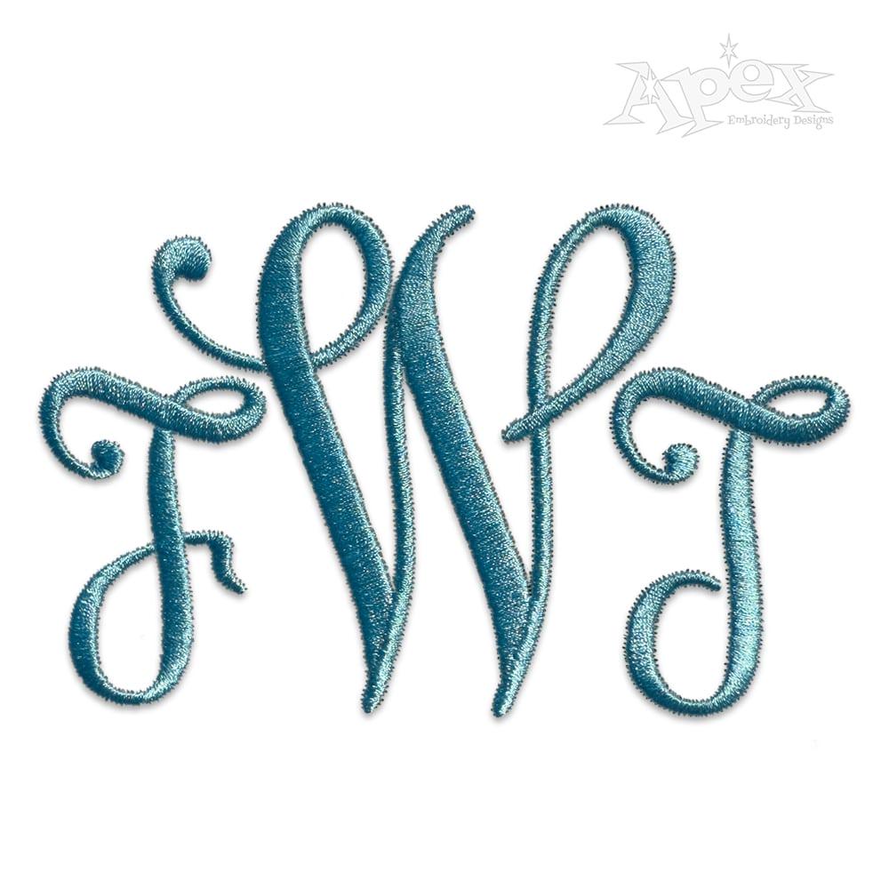 Watkins Machine Embroidery Font Alphabet Letters INSTANT DOWNLOAD BX ...