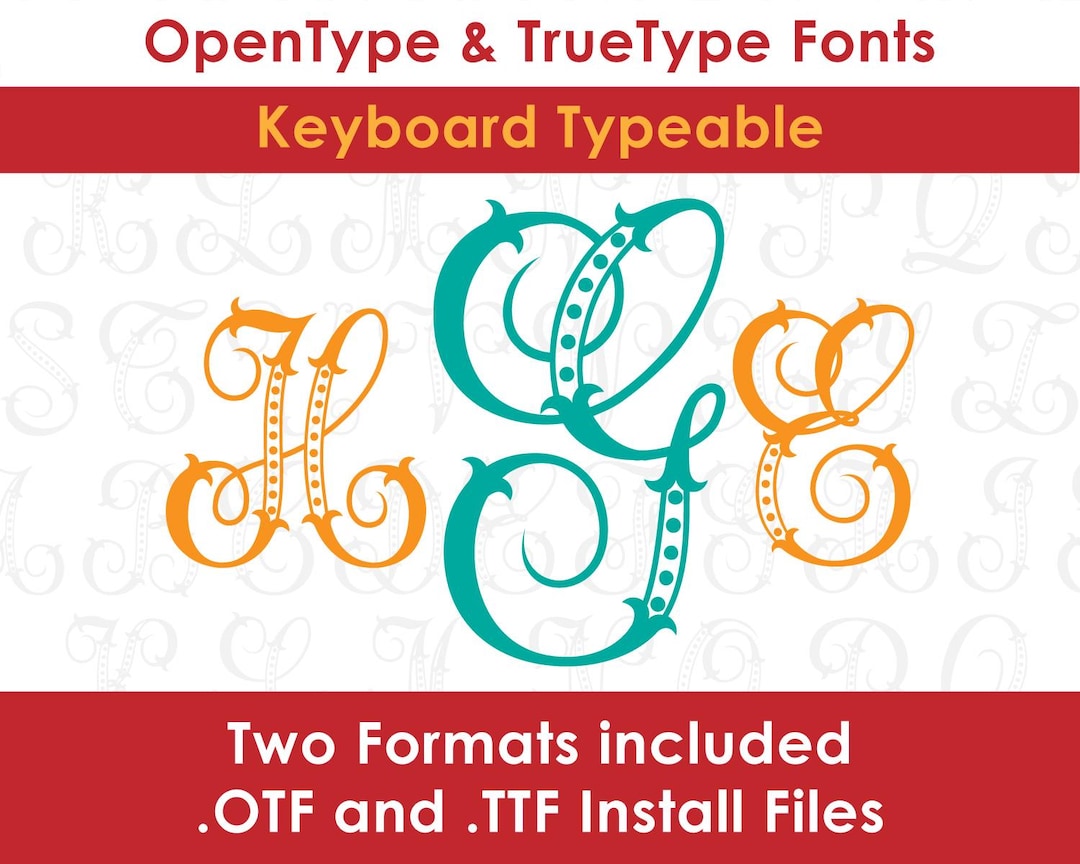 Dandy Dots Truetype Opentype Font - OTF TTF Keyboard Typable - Etsy