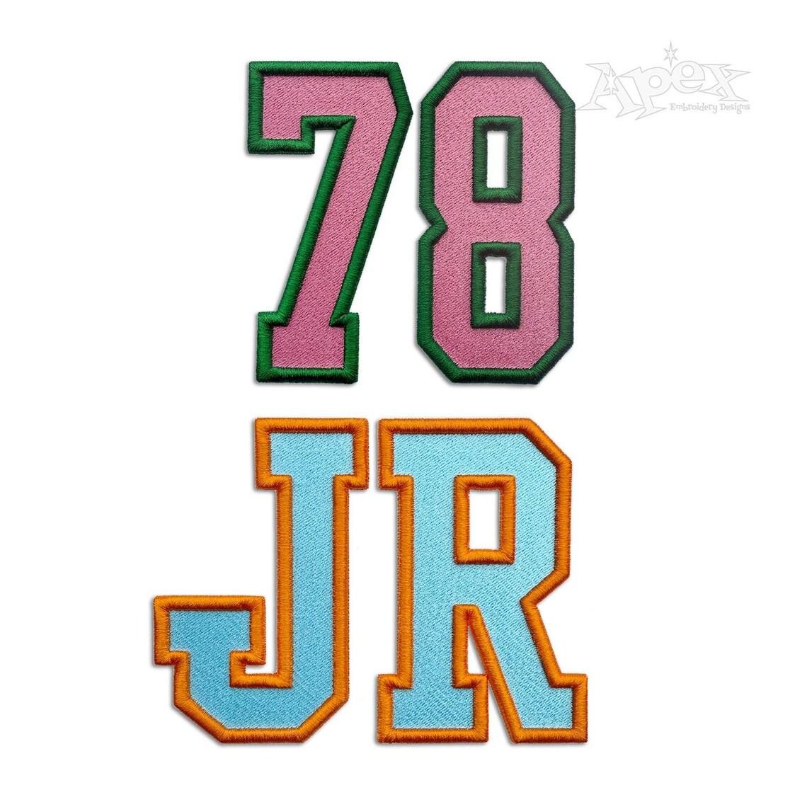 Varsity With 3D Puff Outline Machine Embroidery Puffy Font Pack Design ...