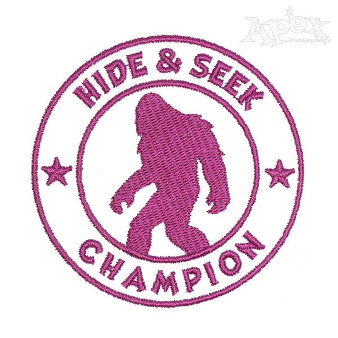 Hide & Seek Champion Yeti Machine Embroidery Design PES DST JEF Instant ...