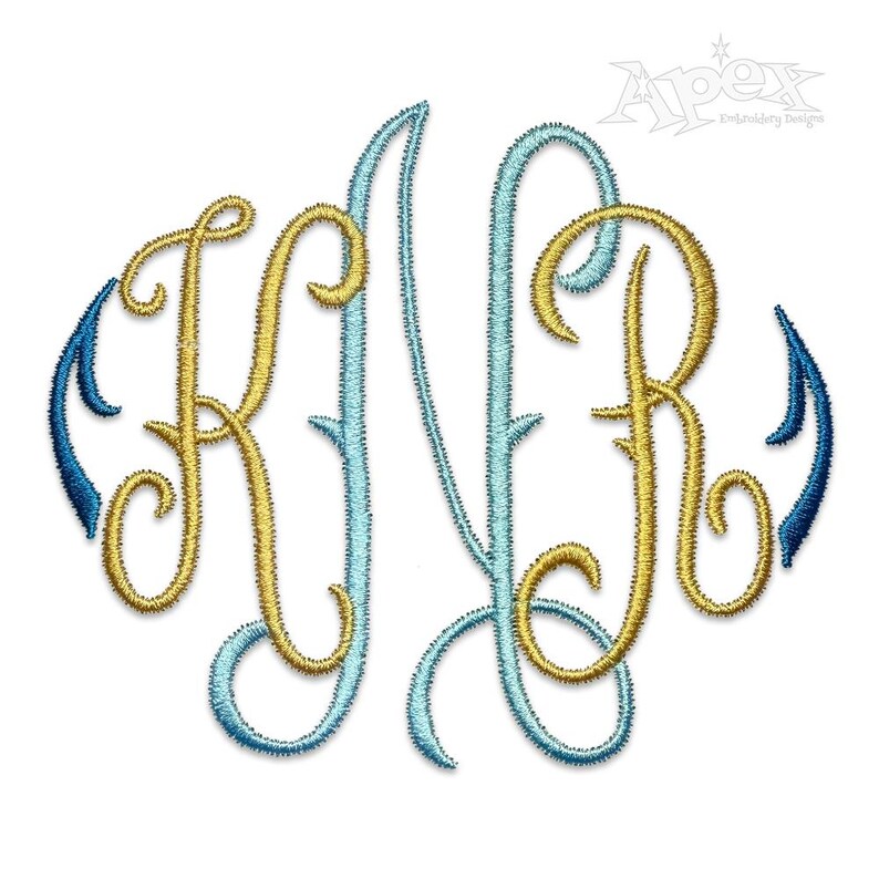 Mia Monogram Machine Embroidery Font Alphabet Letters INSTANT DOWNLOAD ...