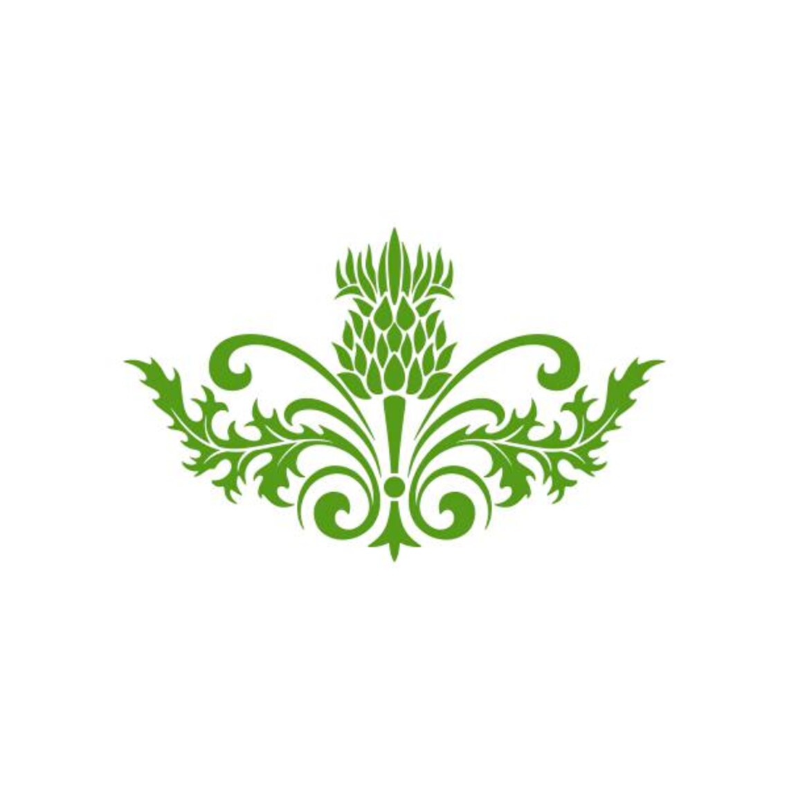 Scottish Thistle Flower Art Cuttable Design SVG PNG DXF & Eps Designs ...
