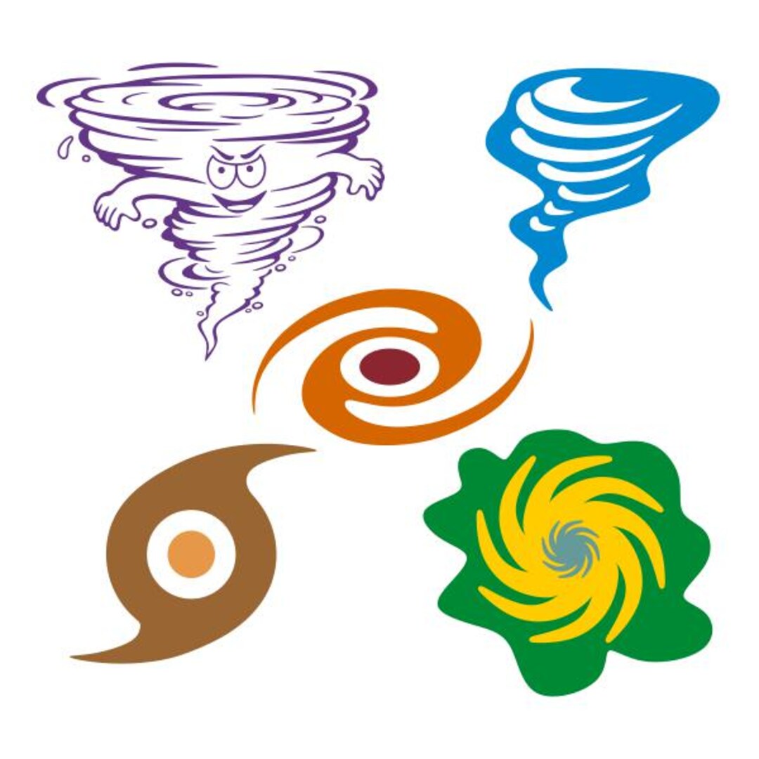 Hurricane Pack Cuttable Design SVG PNG DXF & Eps Designs Cameo File ...