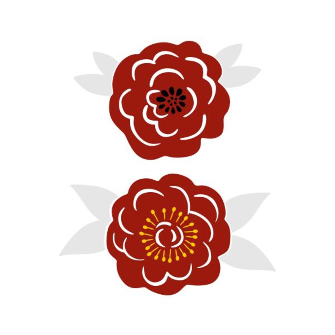 Poppy Flower Svg Cuttable Design SVG PNG DXF & Eps Designs Cameo File ...