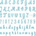 Madison Script Machine Embroidery Font Alphabet Letters INSTANT ...