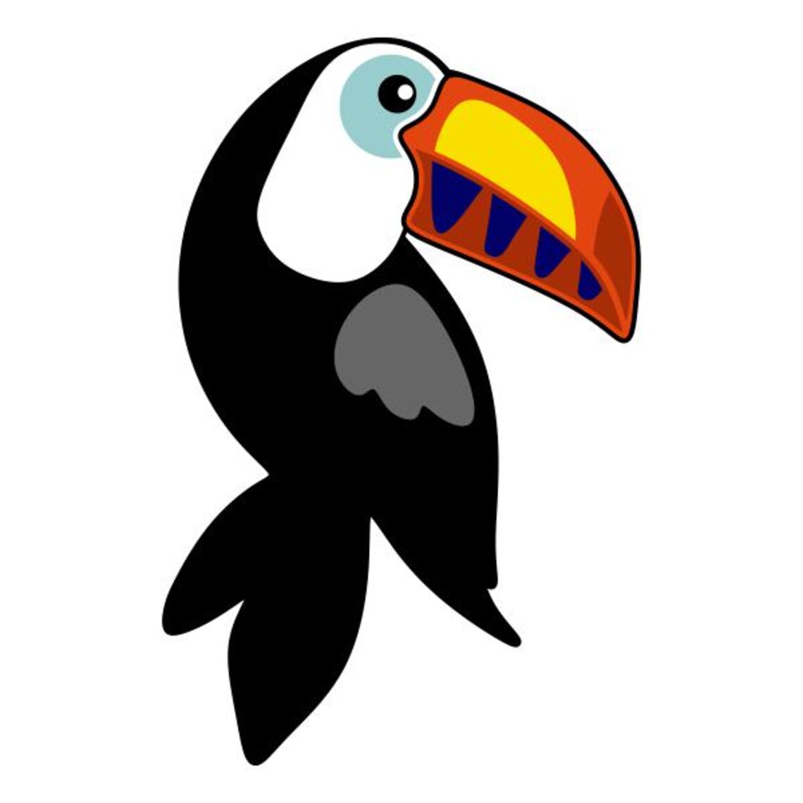 Toco Toucan Cuttable Design SVG PNG DXF & Eps Designs Cameo File ...
