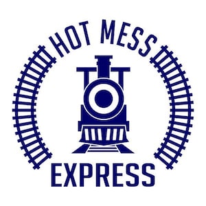 Hot Mess Express Cuttable Design SVG PNG DXF & Eps Designs Cameo File ...
