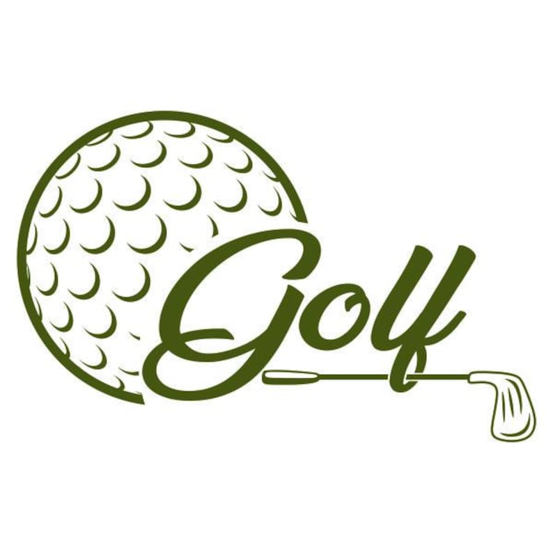 Golf Ball Cuttable Design SVG PNG DXF & Eps Designs Cameo File ...