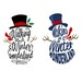 Winter Wonderland Snowman Cuttable Design (digital Download) - Etsy