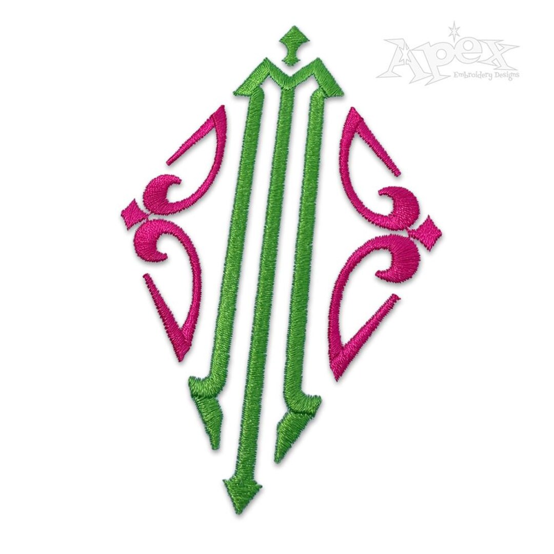 Dina Apex Monogram Machine Embroidery Font Alphabet Letters INSTANT ...