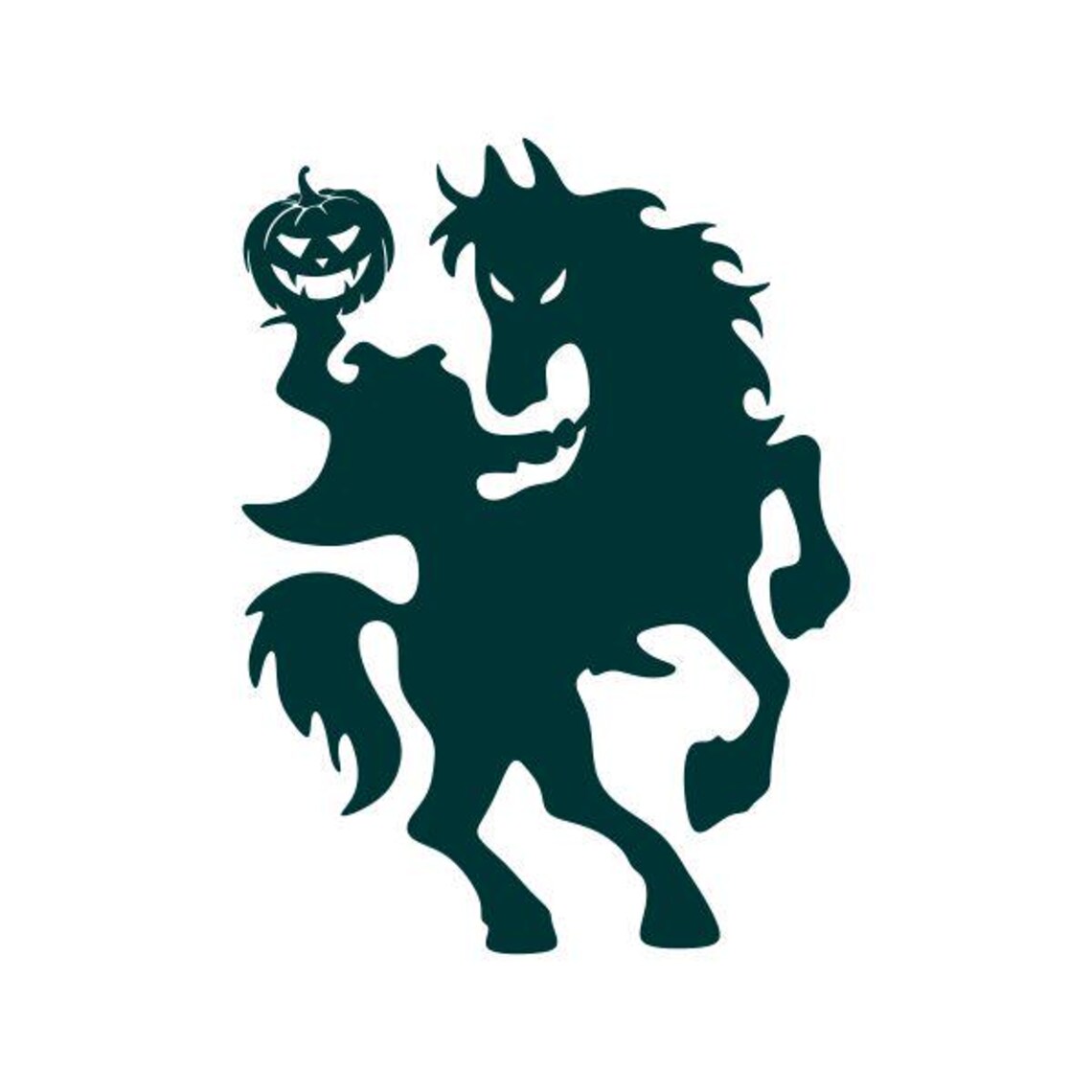Headless Horseman Cuttable Design SVG PNG DXF & Eps Designs Cameo File ...
