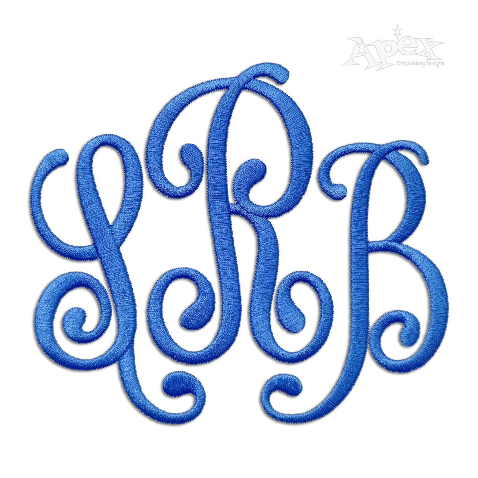 Alsace Monogram Machine Embroidery Font Alphabet Letters INSTANT ...