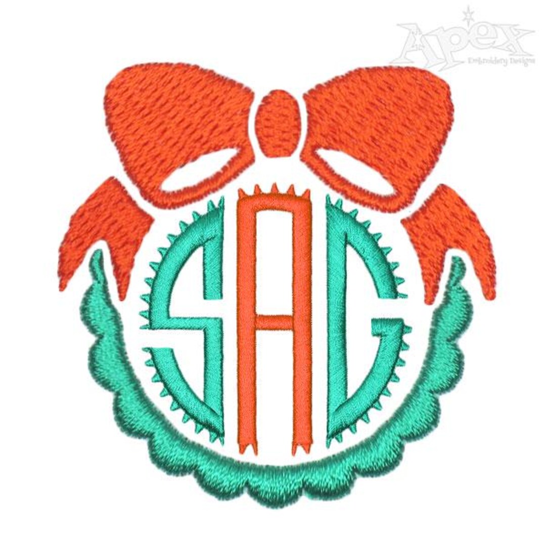 Scallop Bow Machine Embroidery Design PES DST JEF Instant Download - Etsy