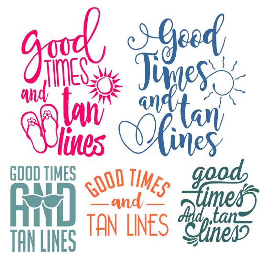 Good Times Cuttable Design SVG PNG DXF & Eps Designs Cameo File ...