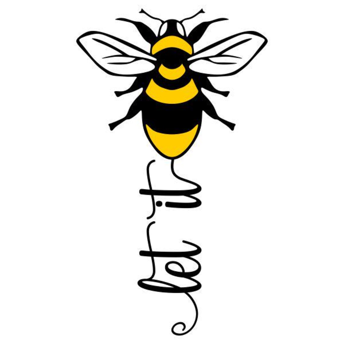Let It Bee Cuttable Design SVG PNG DXF & Eps Designs Cameo File ...