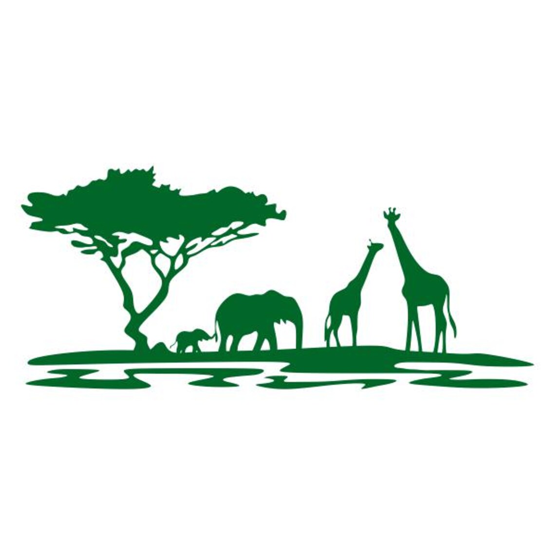 African Safari Cuttable Design SVG PNG DXF & Eps Designs Cameo File ...