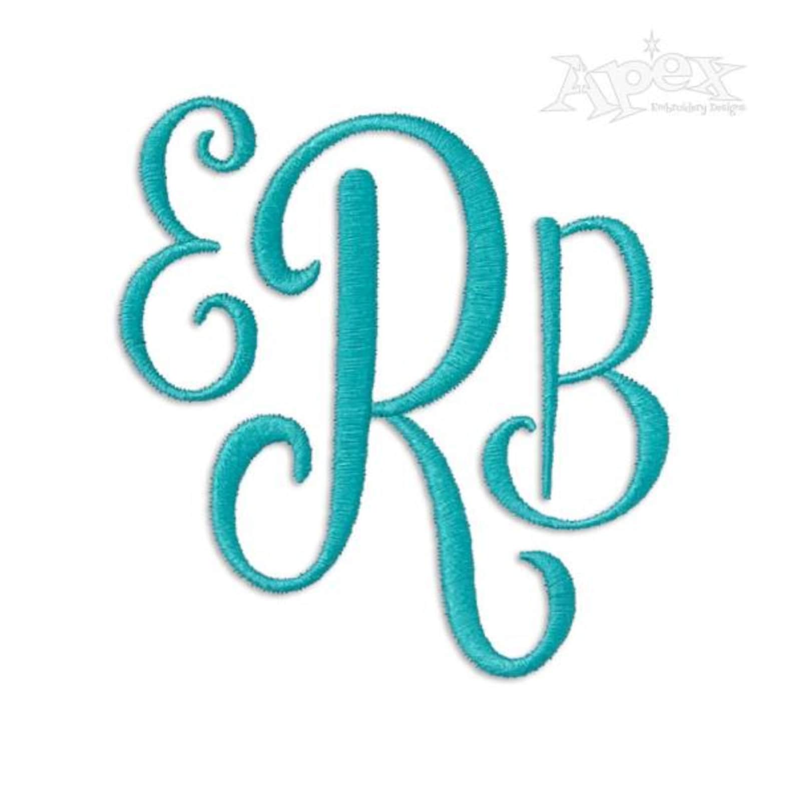 Madison Script Machine Embroidery Font Alphabet Letters INSTANT ...