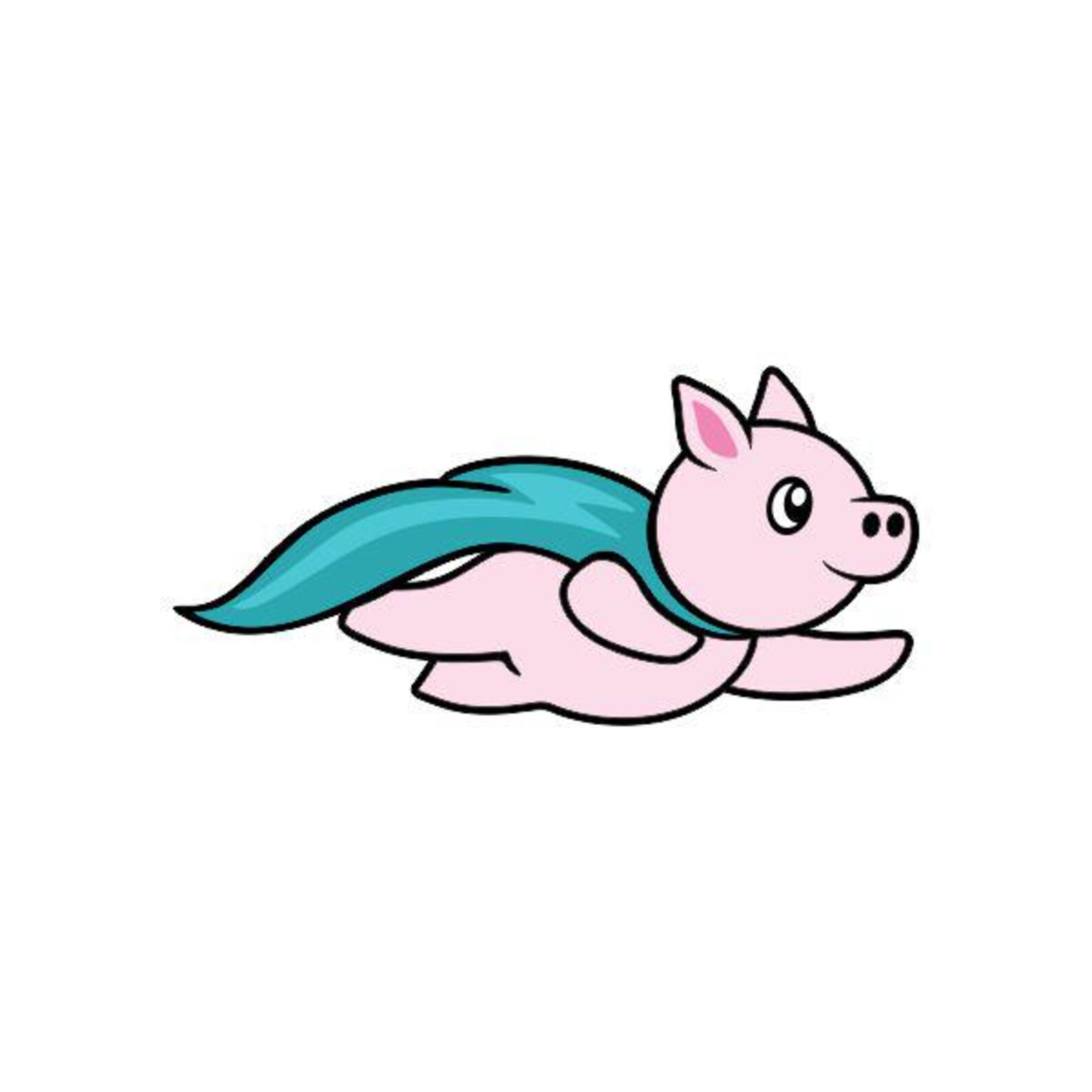 Flying Pig Svg Cuttable Design SVG PNG DXF & Eps Designs Cameo File ...