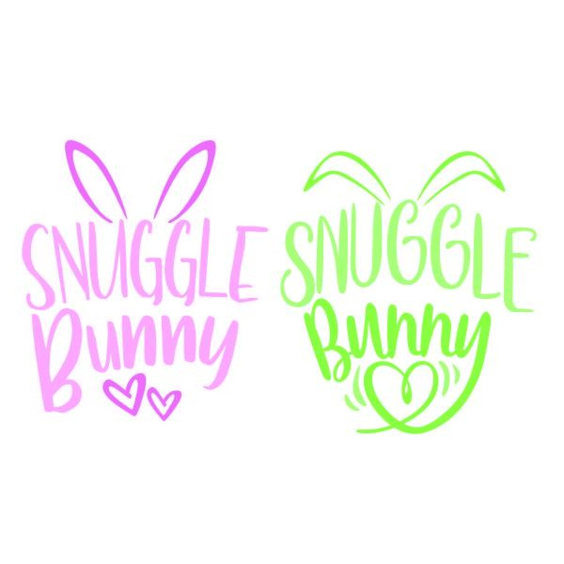 Snuggle Bunny Cuttable Design SVG PNG DXF & Eps Designs Cameo File ...