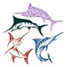 Marlin Cuttable Design SVG PNG DXF & Eps Designs Cameo File Silhouette ...