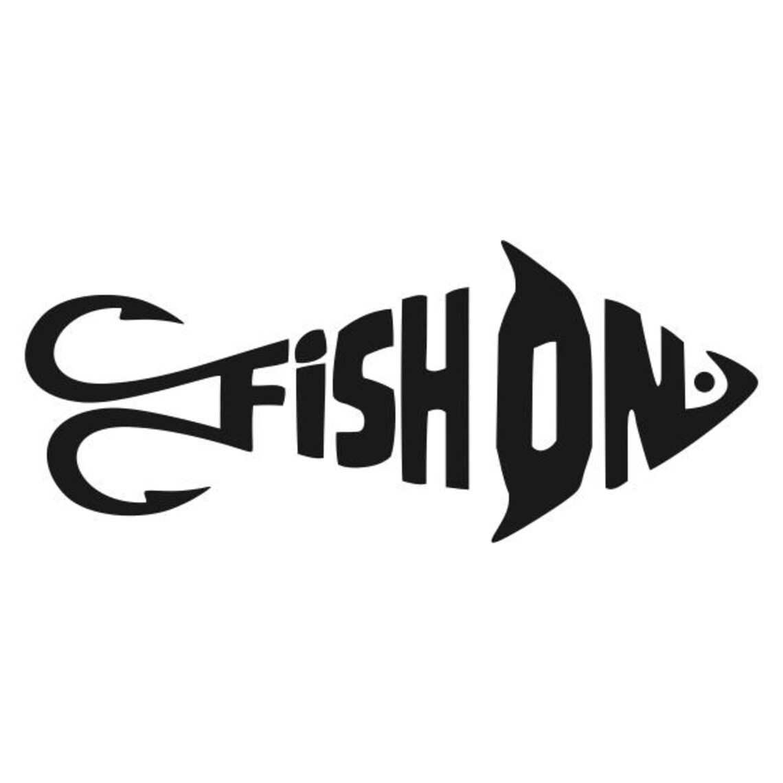 Fish on Fishing Hooks Cuttable Design SVG PNG DXF & Eps Designs Cameo ...