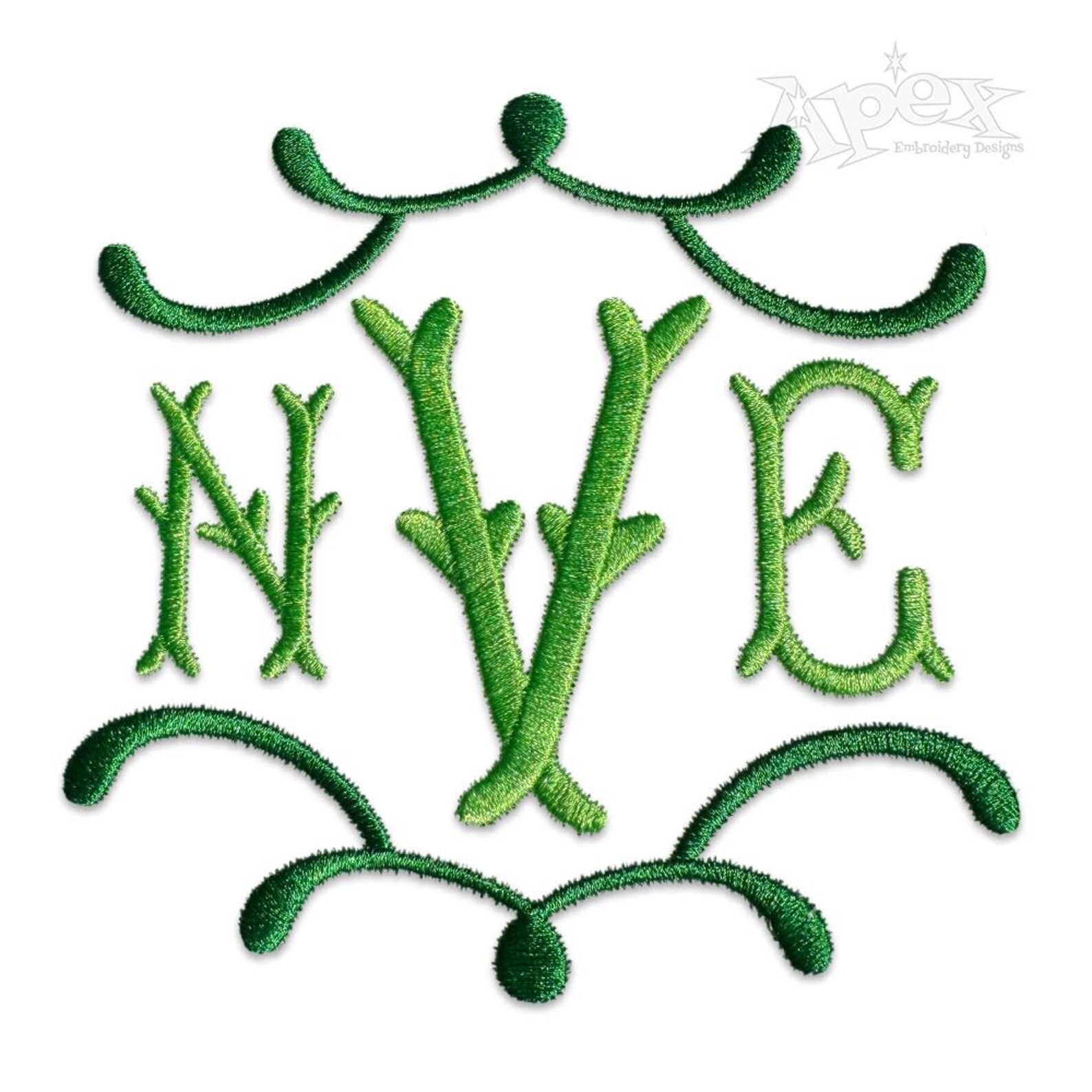 Pagoda Machine Embroidery Font Alphabet Letters INSTANT DOWNLOAD BX Pes ...