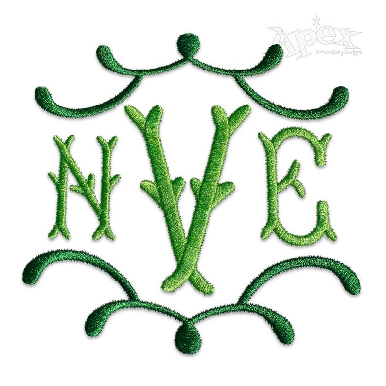 Pagoda Machine Embroidery Font Alphabet Letters INSTANT DOWNLOAD BX Pes ...