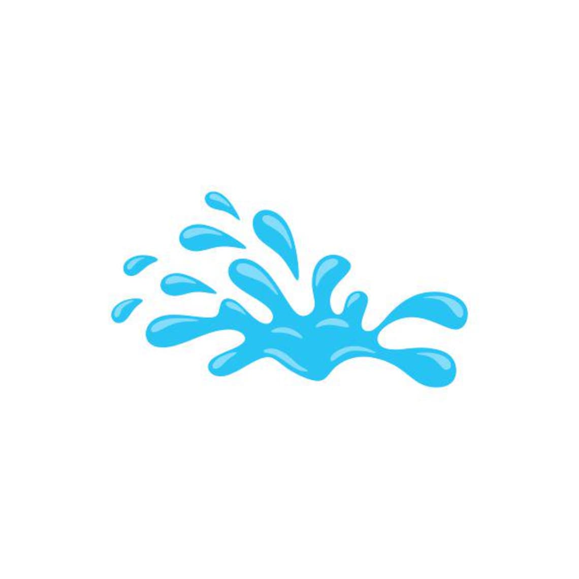 Water Splash Cuttable Design SVG PNG DXF & Eps Designs Cameo File ...