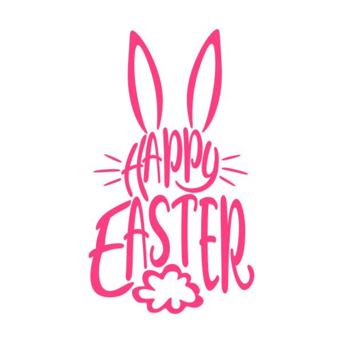 Happy Easter Cuttable Design SVG PNG DXF & Eps Designs Cameo File ...