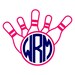 Bowling Monogram Cuttable Design SVG PNG DXF & Eps Designs Cameo File ...